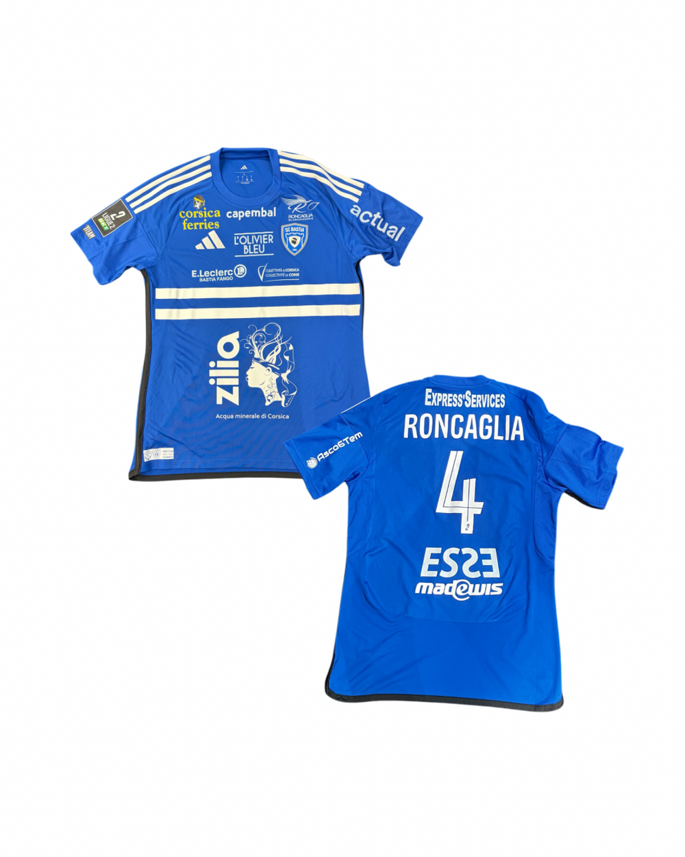 Maillot porté ASSE - BASTIA / RONCAGLIA Anthony